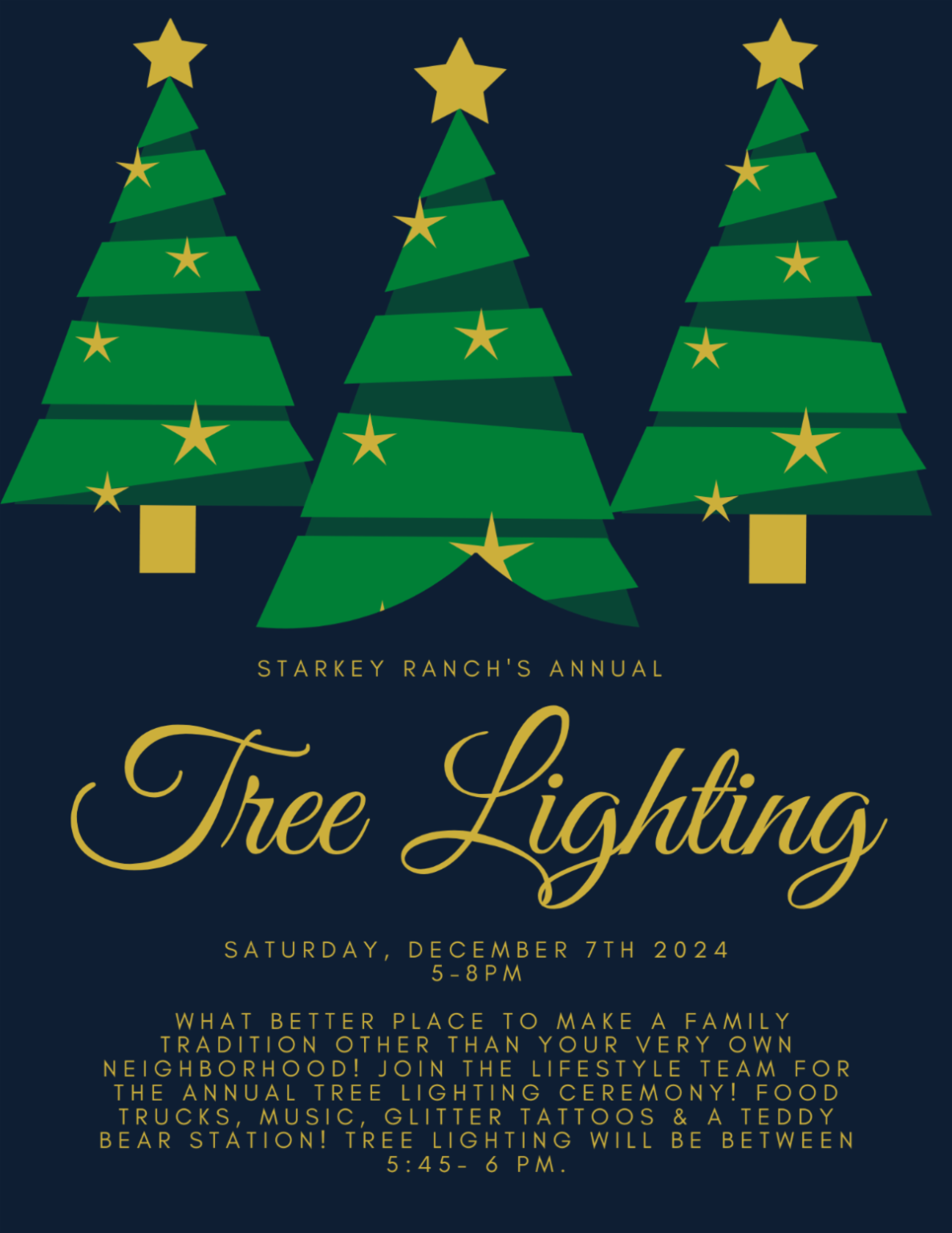 Event: Starkey Ranch Tree Lighting Ceremony – Welcome to Starkey